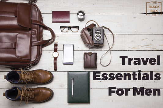 Travel Essentials For Men – The Black Box Co.