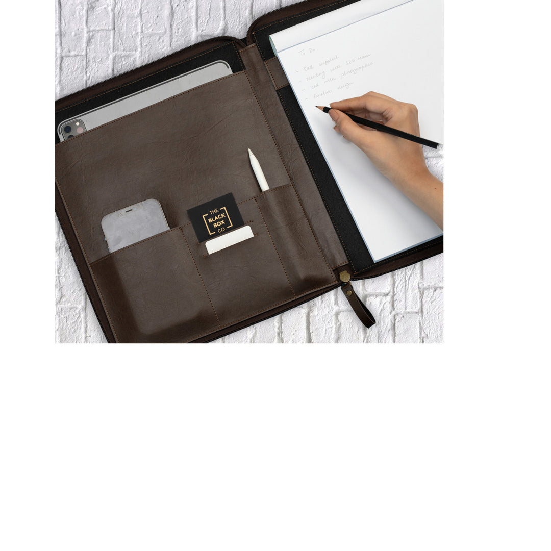 5 Benefits of Personalised Zippered Office Folder – The Black Box Co.