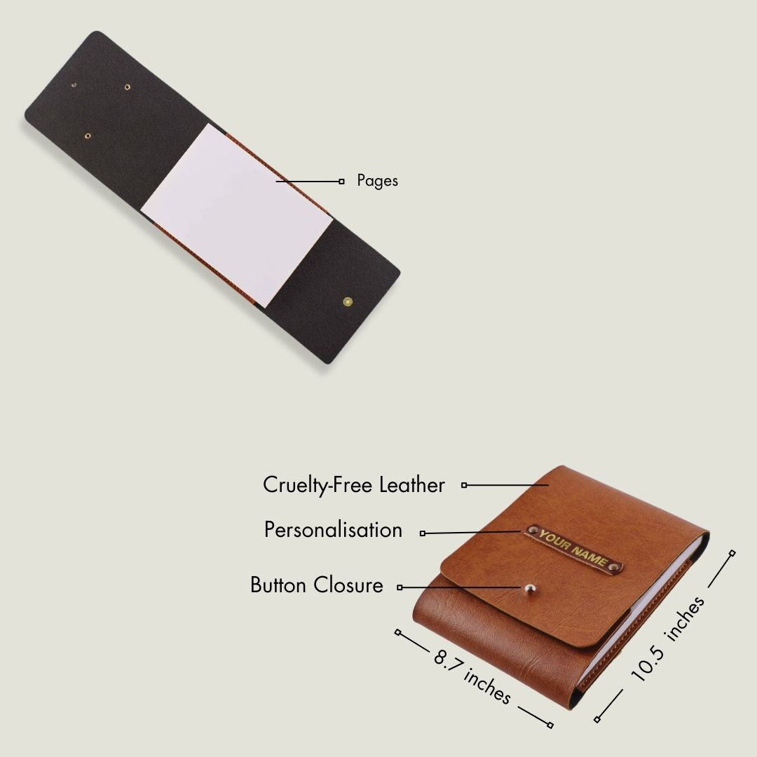 Shop Personalized Notepad Beige Online