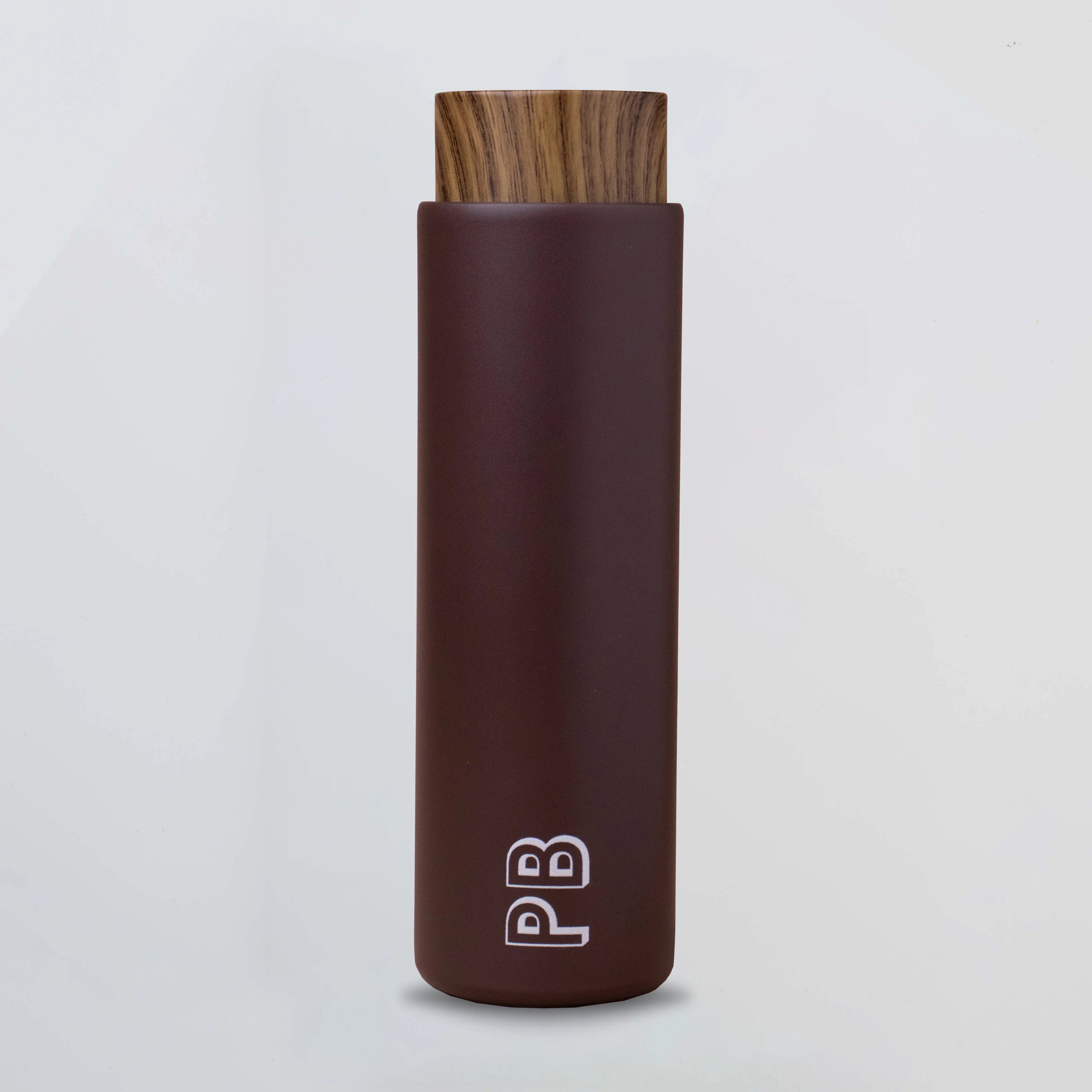 Personalised Brown Flask - Custom Insulated Bottle | The Black Box Co.