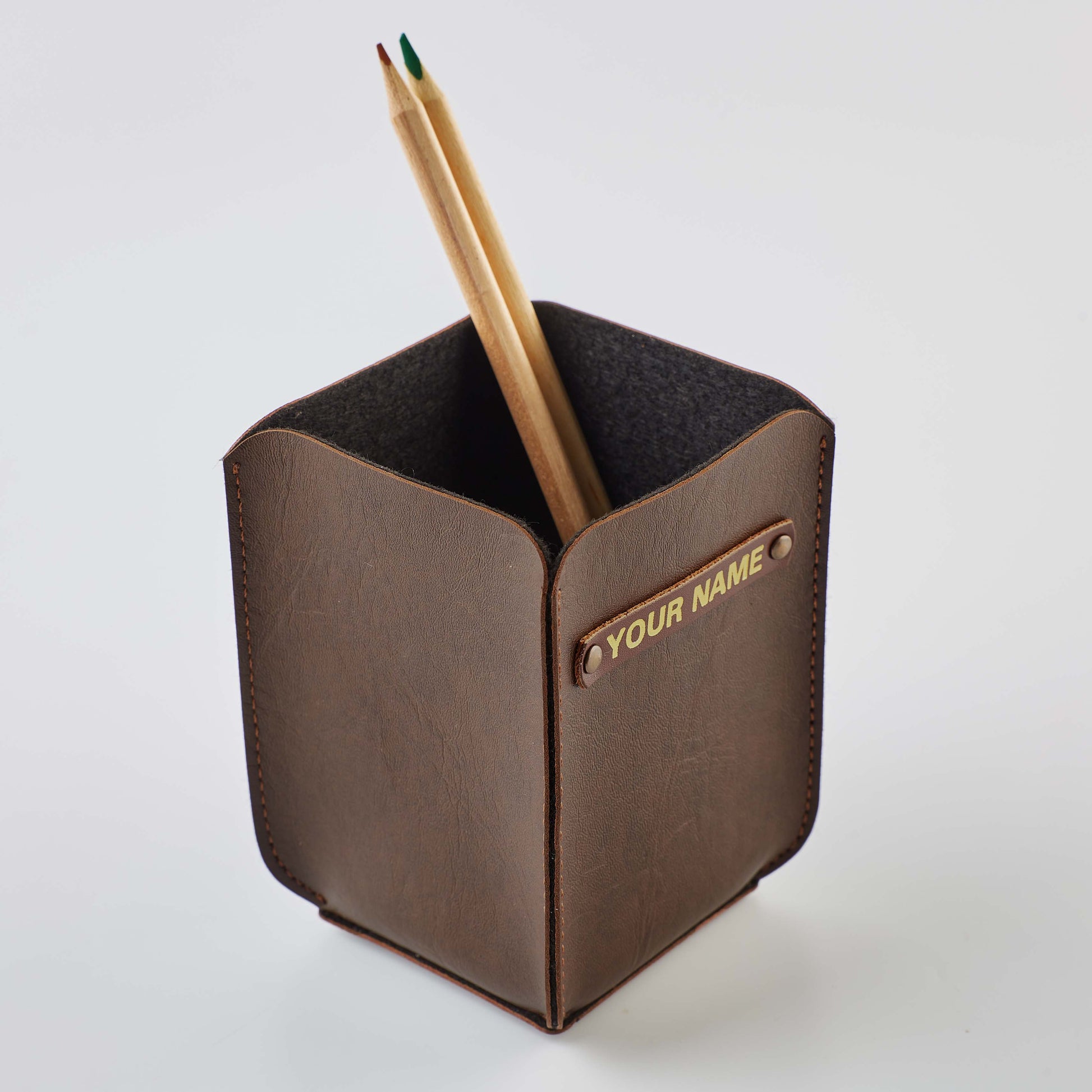 Order Personalized Pen Stand Brown Online