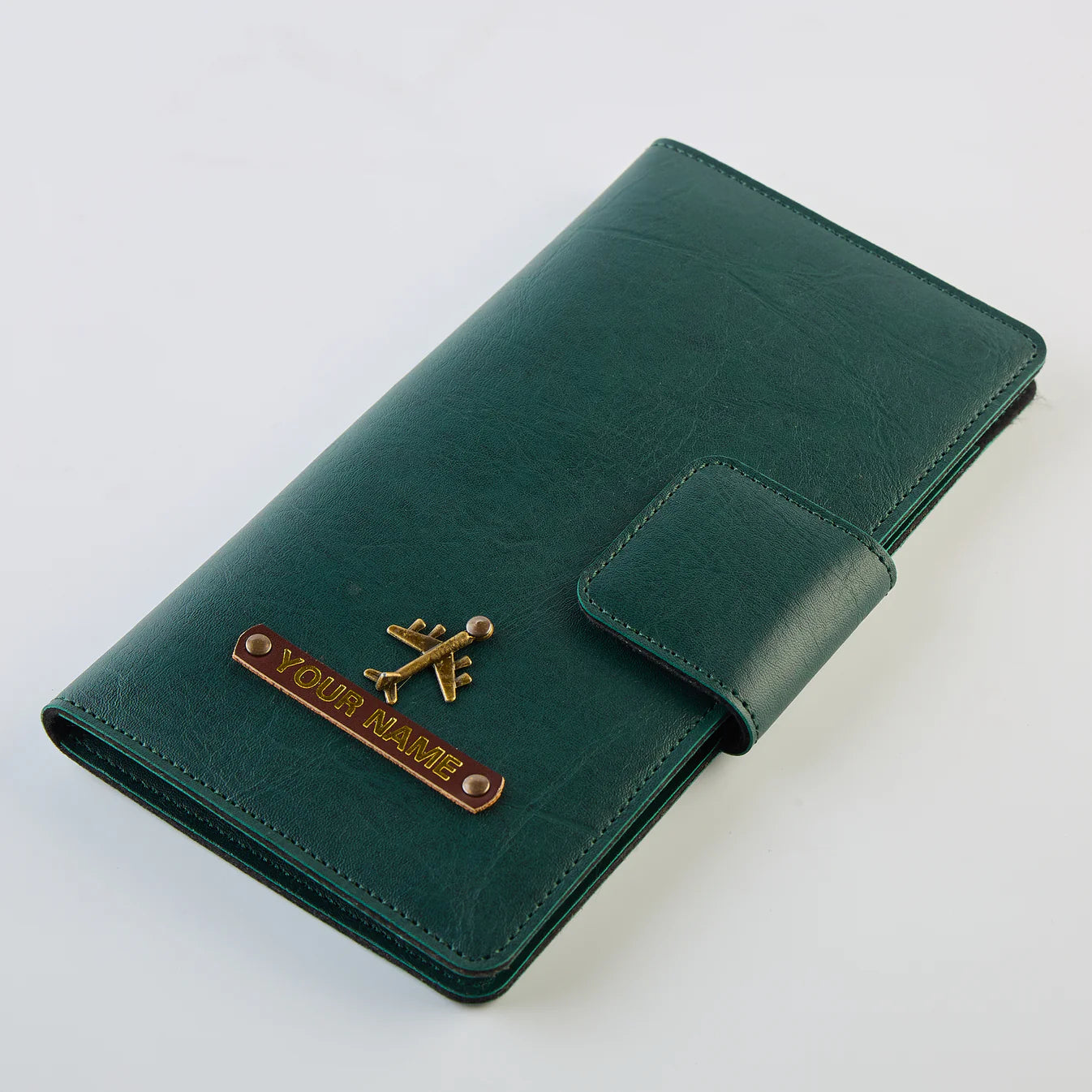 Shop Personalized Travel Wallet Green | Buy at The Black Box Co