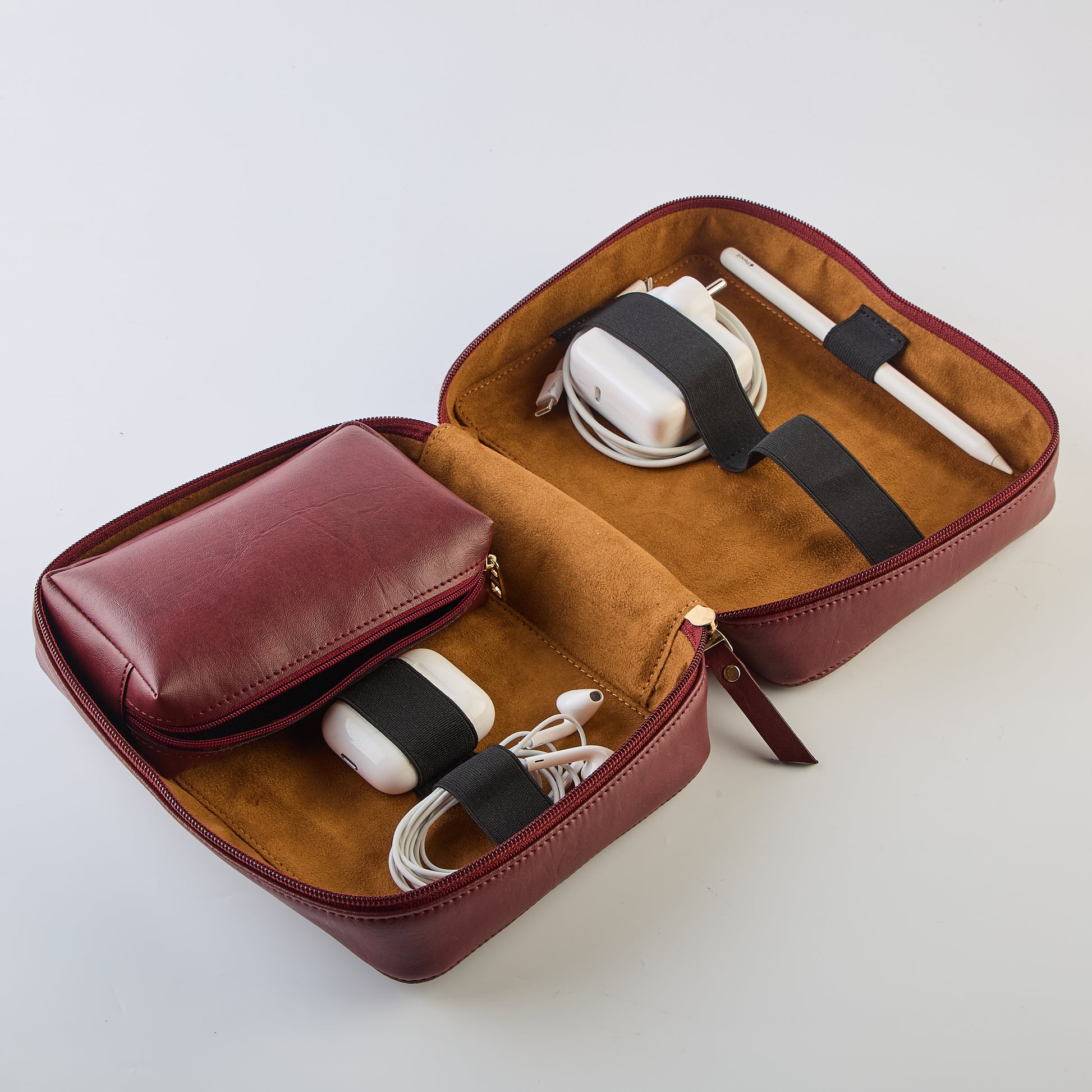 Get Your Personalized Tech Organizer - Maroon