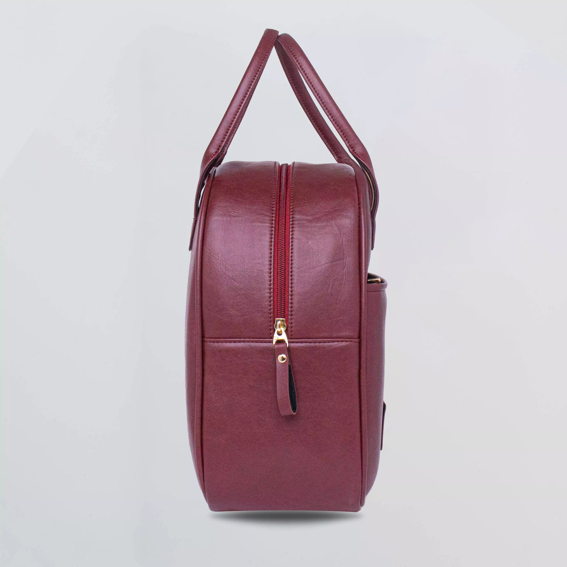 Personalised Maroon Tiffin Bag | The Black Box Co.